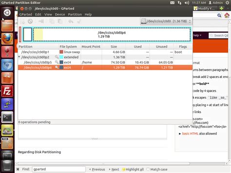 partitioning resize partition using gparted without losing data ask ubuntu