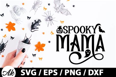 Spooky Mama Svg Graphic By Akazaddesign Creative Fabrica