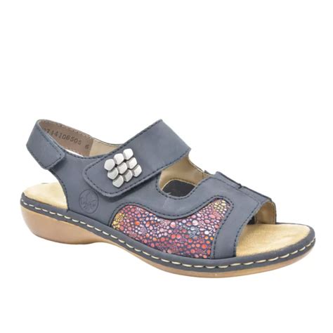 SANDAŁY RIEKER 65989 14 BLAU lastrada eu