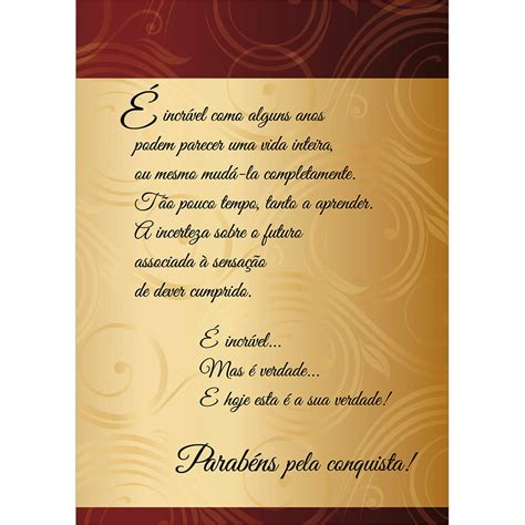 Cart O Felicita O Parab Ns Pela Formatura Litoarte