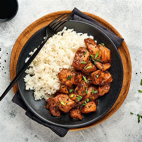 Gezonde kip teriyaki met rijst NovaShops dé dieetwebshop