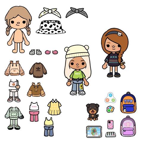 Toca Boca Printable Paper Doll