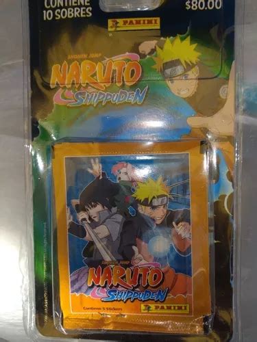 50 Sobres Estampas Panini Naruto Shippuden Meses sin interés