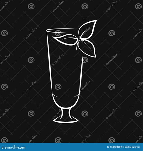 Vector Del Icono Del C Ctel Pictograma Aislado En Fondo S Mbolo
