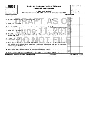 Fillable Online Irs Form 8882 Rev December 2013 IRS Gov Fax Email