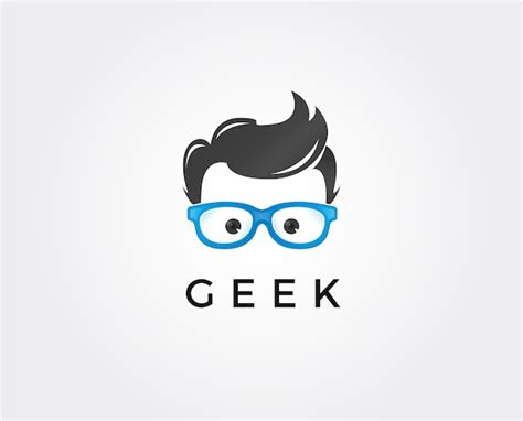 Plantilla de logotipo geek concepto de diseño de logotipo creative
