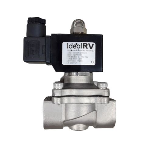 VÁLVULA SOLENÓIDE INOX 3 4 BSP 2VIAS NF 220VCA IDEAL RV