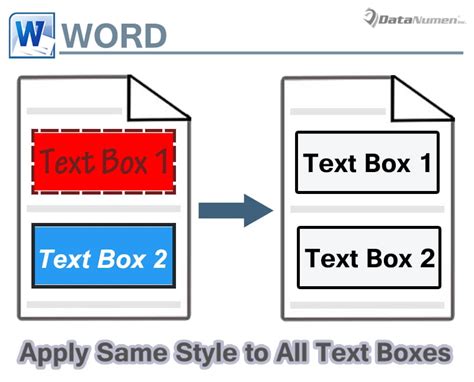 Methods To Apply Same Style To All Text Boxes In Your Word Document