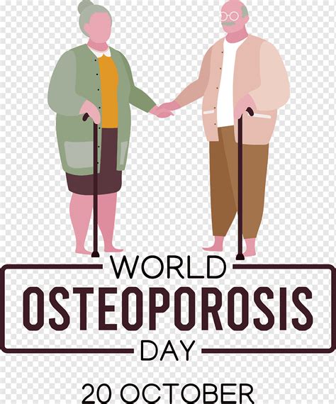 Día mundial de la osteoporosis salud ósea png PNGWing