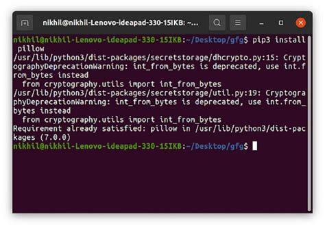 python pillow tutorial geeksforgeeks