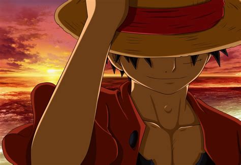 Monkey D Luffy Sunset HD Wallpaper