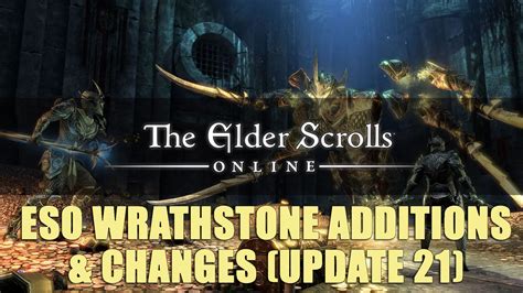 Elder Scrolls Online Wrathstone Racial Changes New Sets Fextralife
