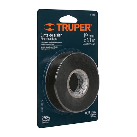 M Nb Truper Cinta De Aislar De M X Mm Negra En Bl Ster