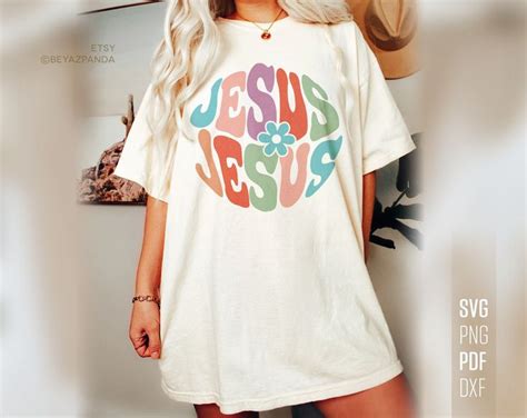Groovy Jesus SVG PNG Retro Jesus Love Svg Inspiration Quotes Etsy