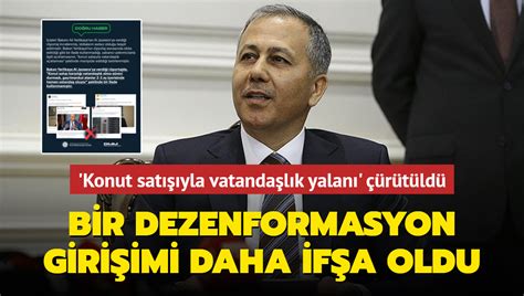 Bir dezenformasyon girişimi daha ifşa oldu Konut satışıyla