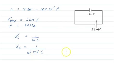 Solved A Capacitor Of Capacitance F Is Connected Across A