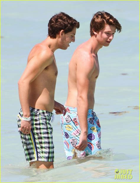 Patrick Schwarzenegger Shirtless Fun In The Sun Patrick