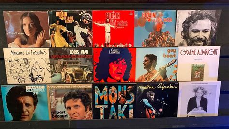 LOT DE VINYLES 33T VARIÉTÉ FRANçAISE 45 LP ET DLP Kaufen auf Ricardo