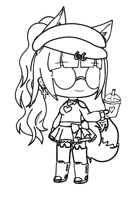 Coloriage Gacha Life Imprimer Et Dessin