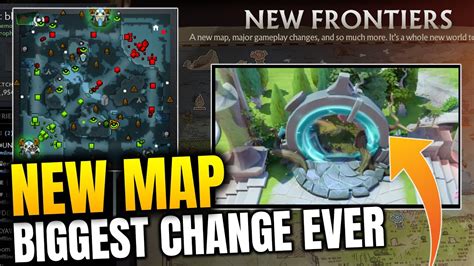 New Frontiers All Map Changes Crazy Dota Update Youtube