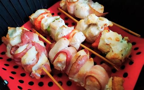 ESPETINHO DE FRANGO PARA FESTA JUNINA NA AIRFRYER