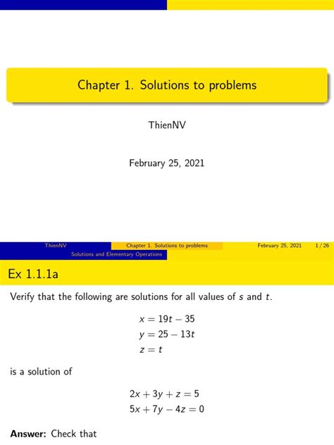 chapter 1 solutions to problems pdf system of linear equations equations