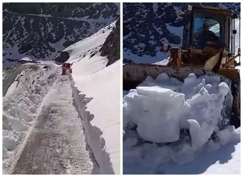 Ziua de Cluj A început deszăpezirea pe Transfăgărăşan Când se va