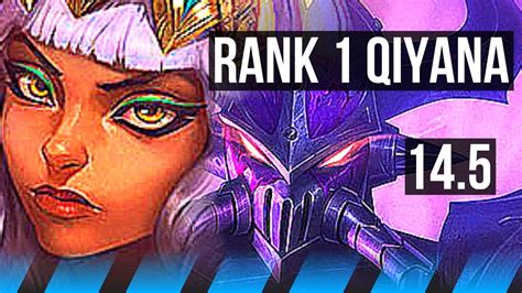 QIYANA Vs KASSADIN MID Rank 1 Qiyana 6 Solo Kills 16 2 3