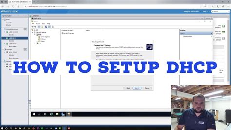 how to setup dhcp scope on a domain controller windows server 2019 youtube