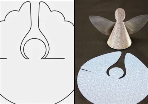 Moldes De Anjinhos Para O Natal Como Fazer Em Casa Christmas Angels