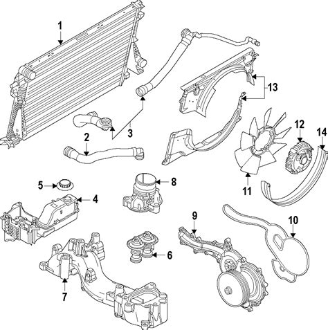 Ford F 250 Super Duty Radiator Assembly Engine Cooling Radiator