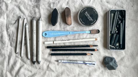 Everything I Use For Charcoal Drawing Tips For Beginners Youtube
