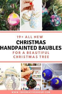 Christmas Handpainted Baubles For Your Christmas Tree