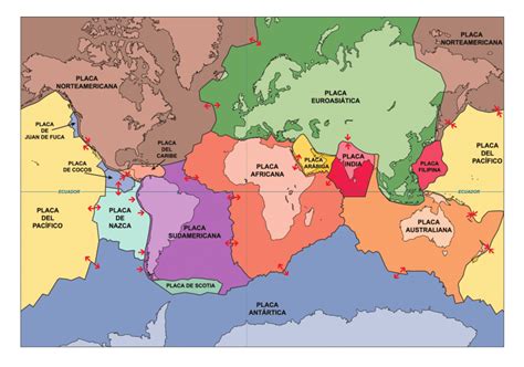 Trampas Sucesor Leia Nombres De Las Placas Tectonicas Principales Y