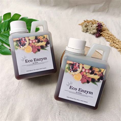 Jual Eco Enzyme Eco Enzim Murni 500ml Organik GLife Shampoo Cairan