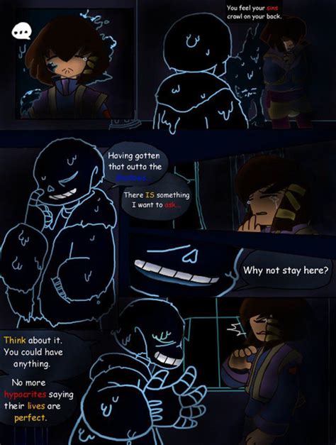 Sans X Frisk Comic 34 Nightmare X Frisk Sans X Frisk Comic