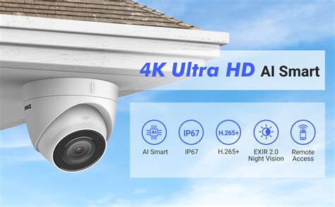 ANNKE 8MP 4K Ultra HD PoE ONVIF 8CH NVR Security Camera System With H