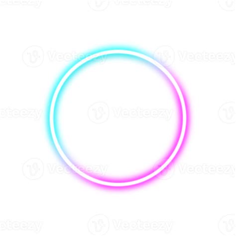 vistoso brillante circulo neón 24382348 PNG
