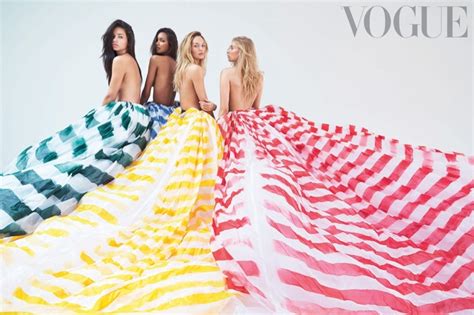 Victorias Secret Beauties Go Topless In Dolce Gabbana Couture For