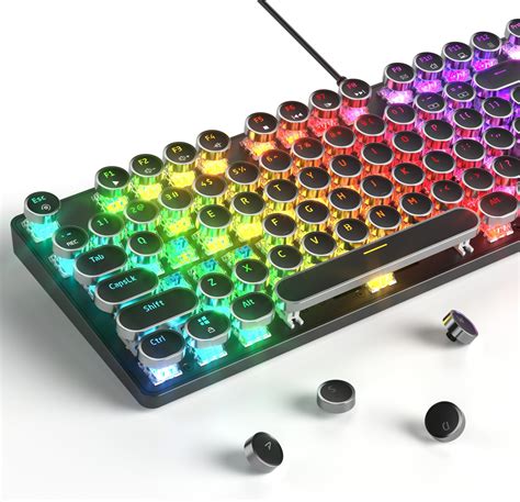 Amazon RK ROYAL KLUDGE Typewriter Style Mechanical Gaming Keyboard