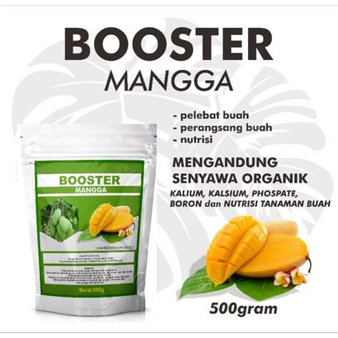 Jual Pupuk Booster Manga PROMO PRODUK BARU Pelebat Buah 500gram