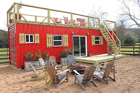 Ft Tiny Shipping Container Home Rustic Retreat Xl