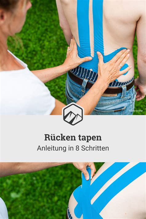 Rücken tapen in 8 einfachen Schritten Kinesiology taping Kinesio