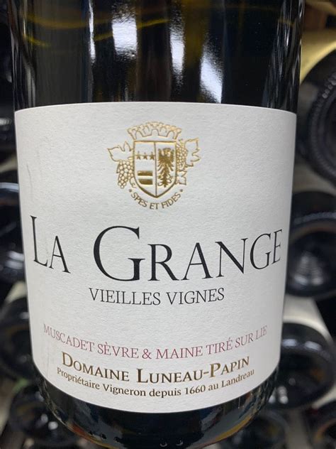 2020 Domaine Luneau Papin Muscadet de Sèvre et Maine sur lie Vieilles
