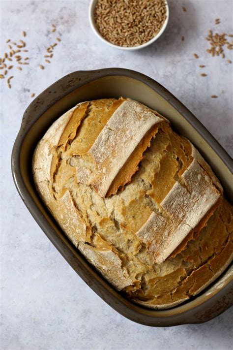 Brot über Nacht gehen lassen einfaches Rezept für Anfänger Bäckerina