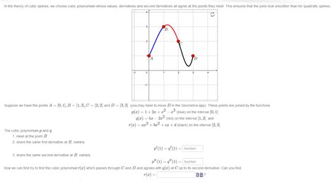 solved in the theory of cubic splines we choose cubic