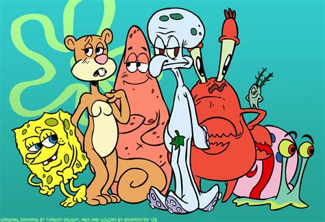 Post 1286575 Brainsister Eugene Harold Krabs Gary Snail Patrick Star