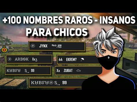 APODOS INSANOS PARA HOMBRES EN FREE FIRE APODOS DE ANIME PARA CHICOS