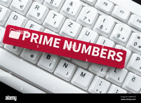 Numeri Primi Didascalia Concettuale Foto Concettuale Un Numero Intero