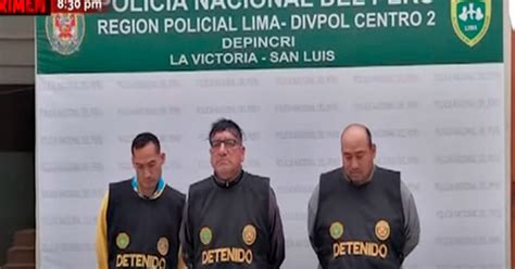 La Victoria Capturan A Tres Delincuentes Que Extorsionaban A